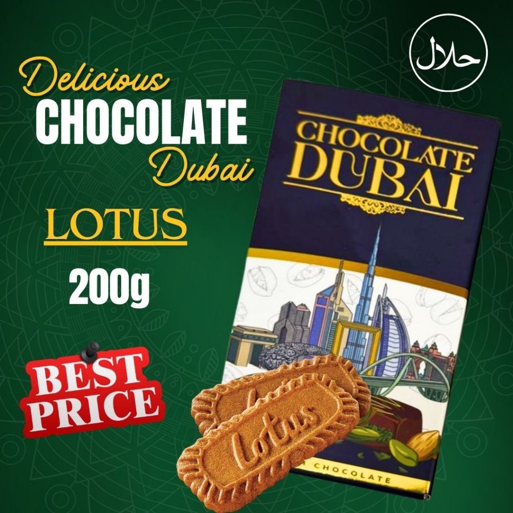 Viral Dubai Chocolate Lotus Flavor by Blue Box 200g Best Selling ...