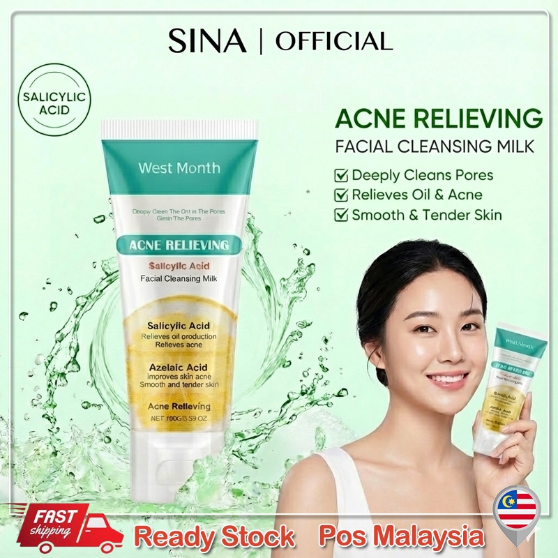 Anti-Acne Salicylic Acid Facial Cleanser - Oil Control Gel Face Wash ...