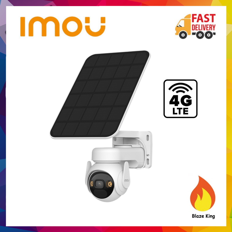 IMOU Cell PT 4G / LITE WIFI Kit 3MP Solar Security Camera with Night ...