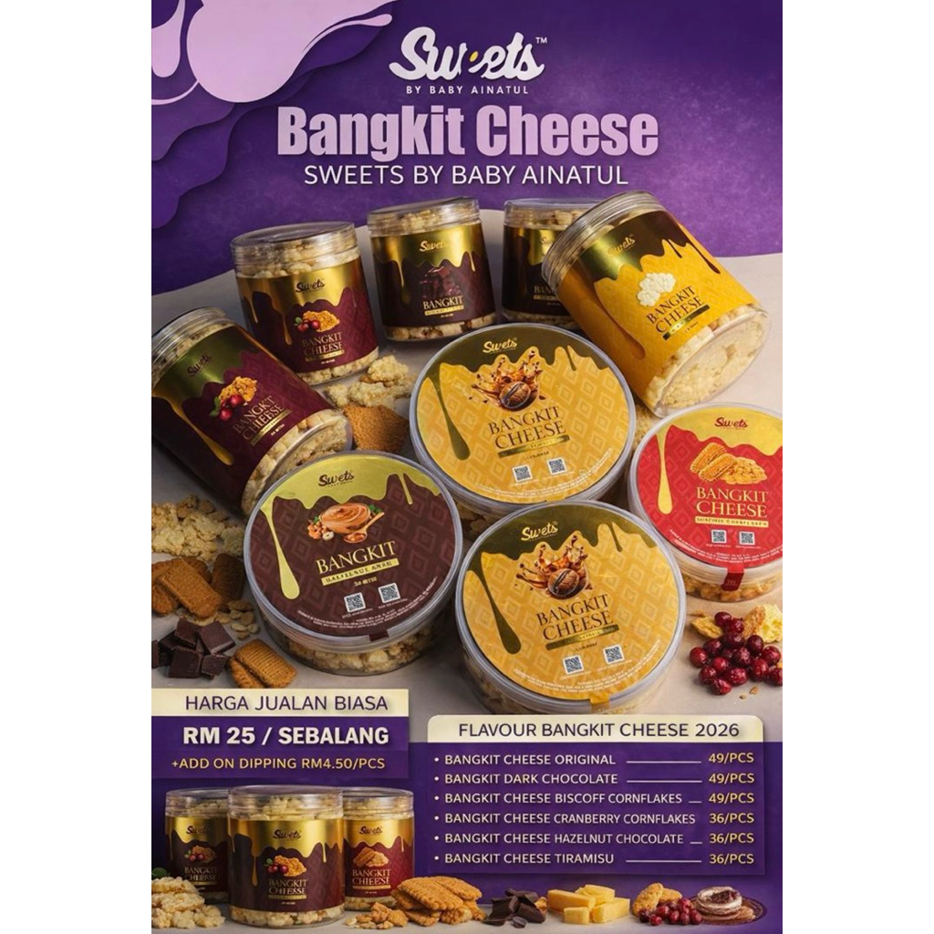 [💯Original HQ] BANGKIT CHEESE SWEET BY BABY AINATUL 2026 | Shopee Malaysia