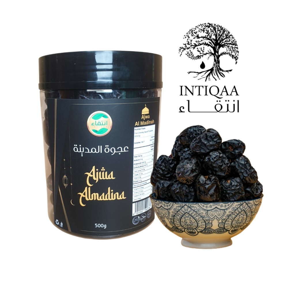 (New Arrival) Kurma Ajwa A 500g Dates Ajwa Al Madina | Intiqaa Dates ...