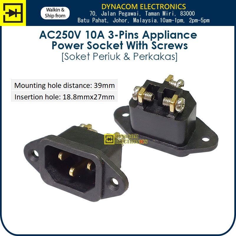 Buy soket plug 3 pin Online With Best Price, May 2026 | Shopee Malaysia