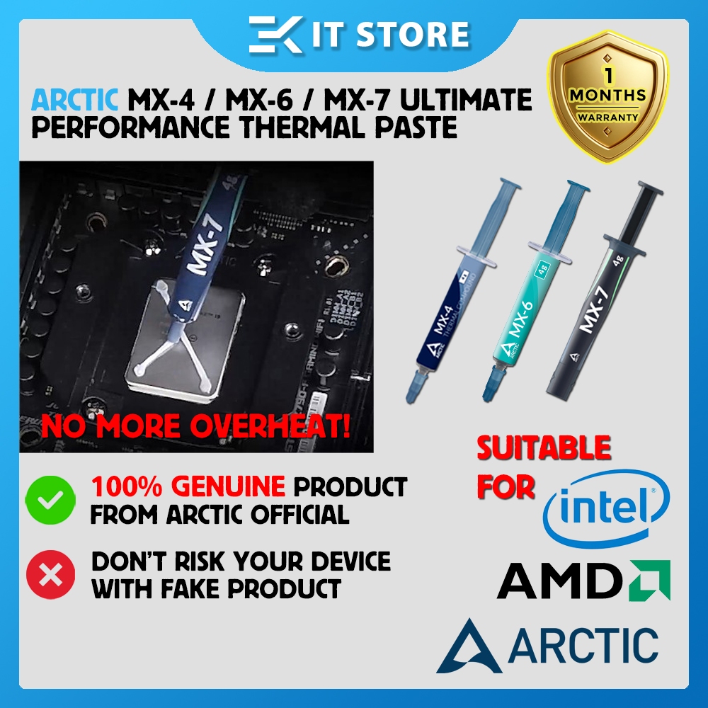 ORIGINAL Arctic MX4 / MX6 / MX 7 Thermal Paste Ultra Performance ...