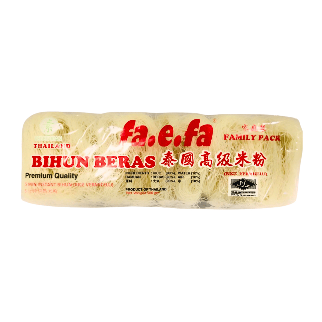 Fa.e.Fa Rice Vermicelli(Bihun) Family Pack/泰国高级米粉 家庭装 500g | Shopee ...