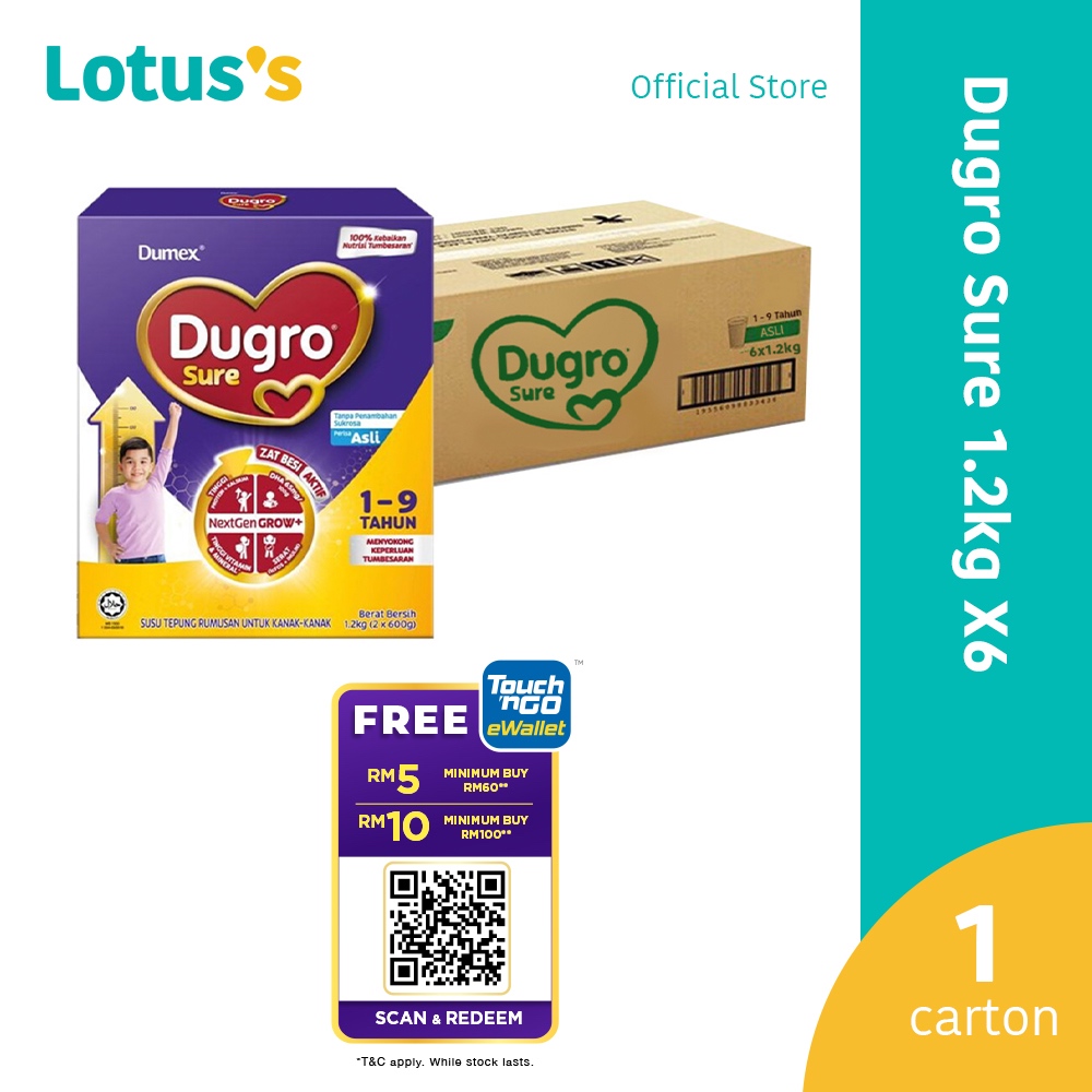 Dugro Sure 1.2kg x 6 packs (1 Carton 7.2kg) | Shopee Malaysia
