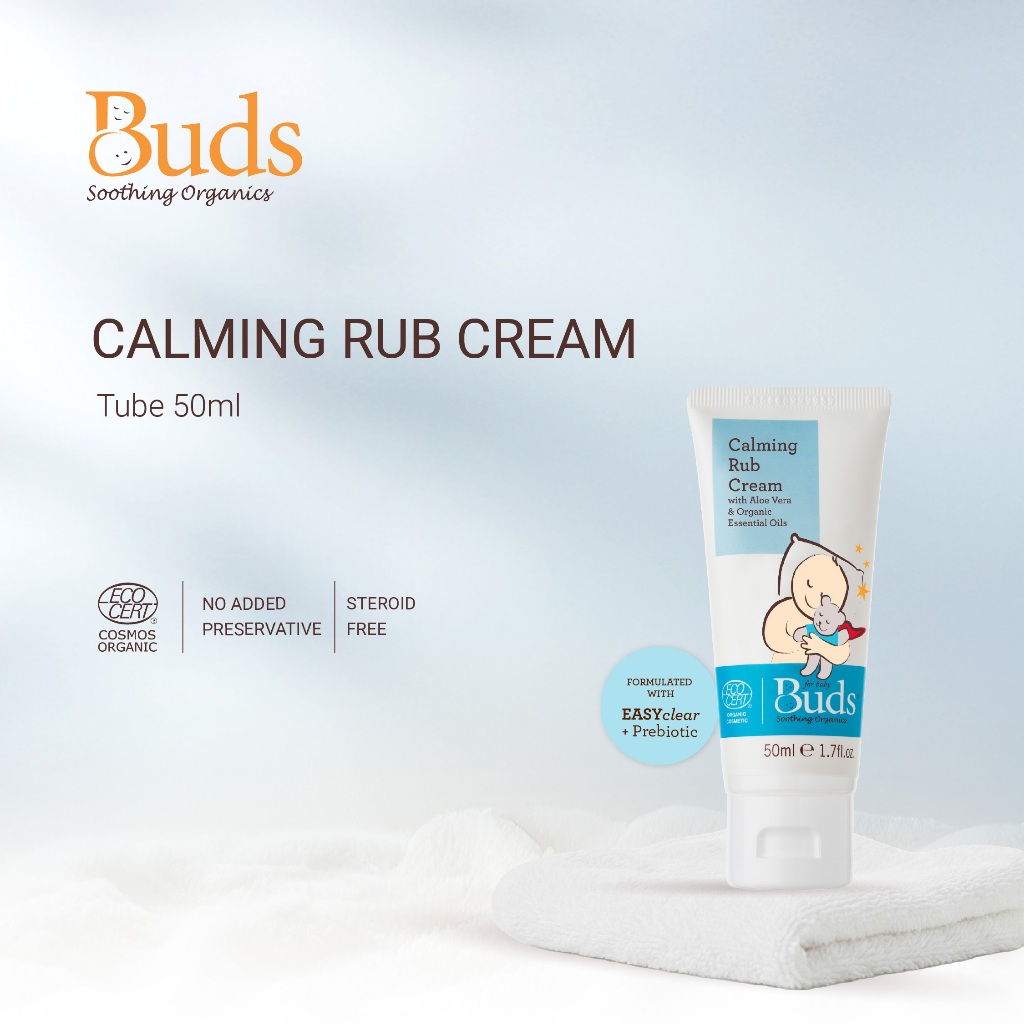 Buds Soothing Organics Calming Rub Cream Tube (50ml) | Shopee Malaysia