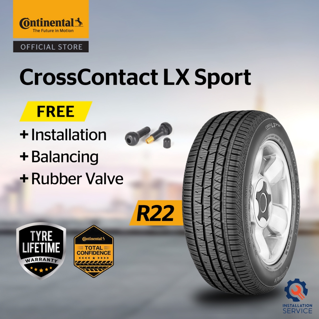 Continental CrossContact LX Sport CCLXSP R22 275/40 265/40 J LR (with ...
