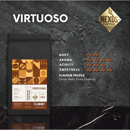 [ON DEMAND] Nexus Coffee - Virtuoso (HomeBlend) | Shopee Malaysia
