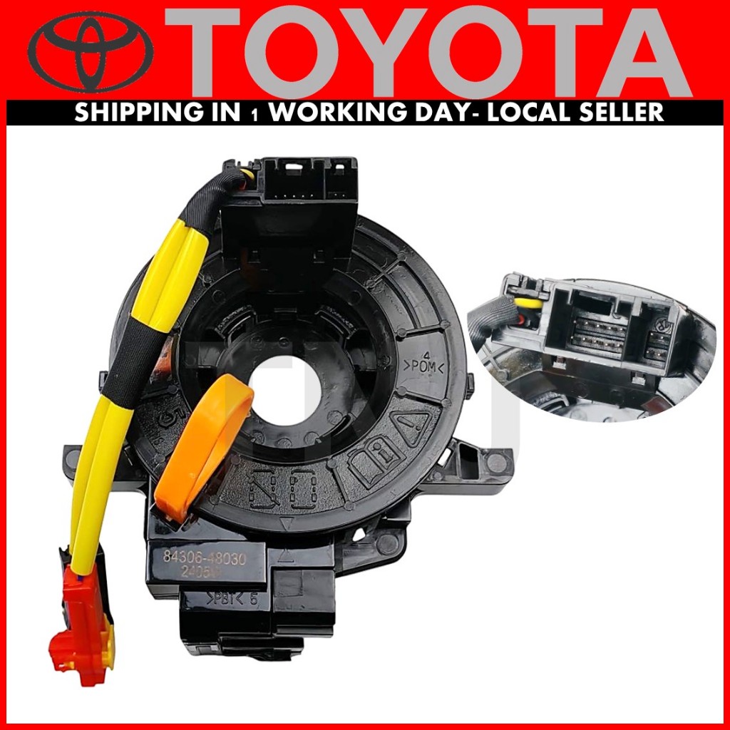 CLOCK SPRING TOYOTA HARRIER ACU30 . UZJ200 , WISH 2.0cc , MARK X GRX120 ...