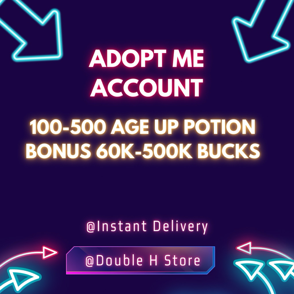 [NEW] Adopt Me Account with Bucks & Age Potions Pc Game | Shopee Malaysia