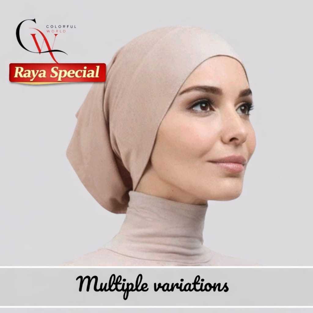 Inner Syria / Scarf Anak Tudung / Skaf Lubang Skaf Kepala Petak 100 ...