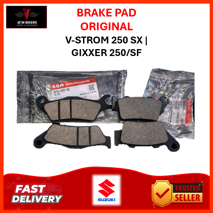 SUZUKI BRAKE PAD ORIGINAL V-STROM 250 SX | GIXXER 250/SF | Shopee Malaysia