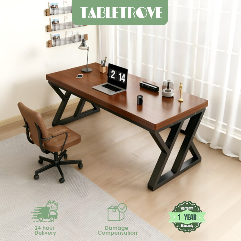 [𝐑𝐄𝐀𝐃𝐘 𝐒𝐓𝐎𝐂𝐊] Modern Meeting Table Office Desk Study Table 100/120/140 ...