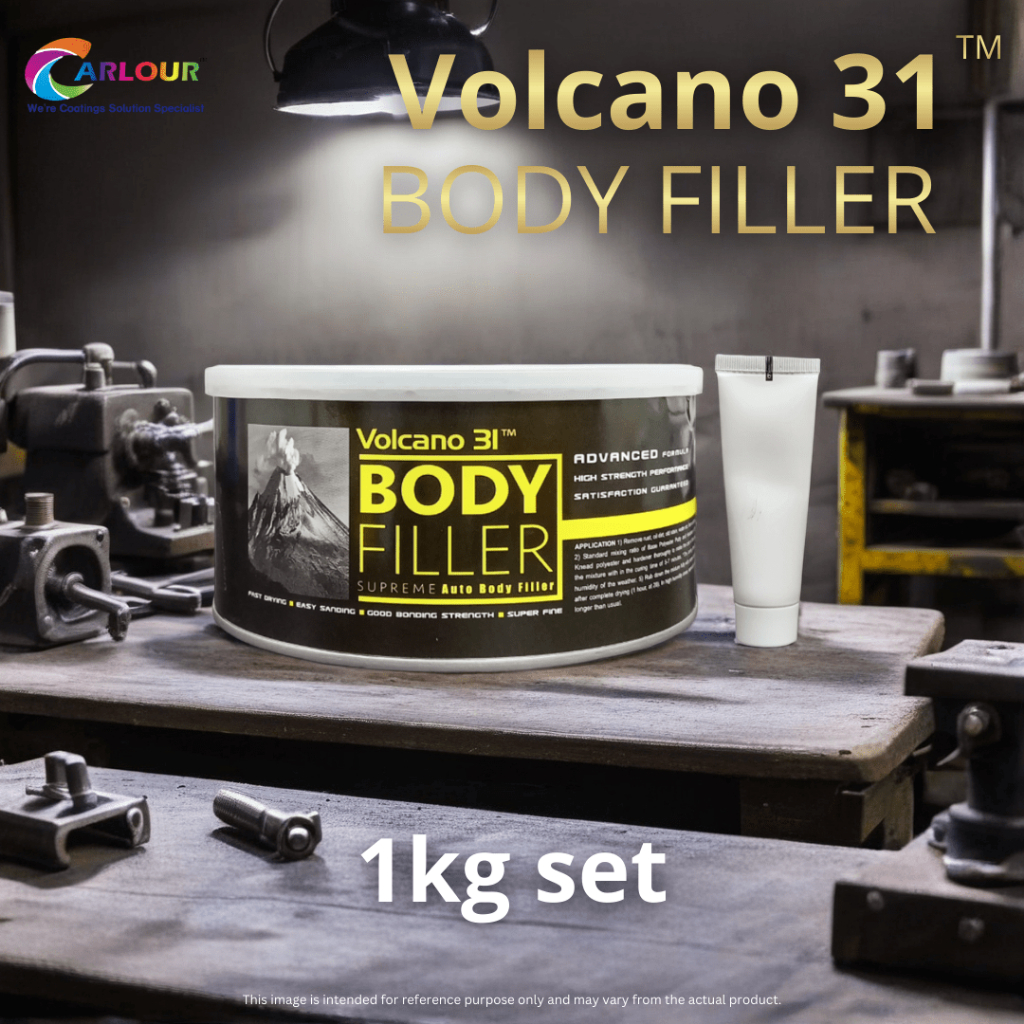 Volcano 31 Simen Kereta Car Putty 2k Body Filler Polyester Putty Car ...
