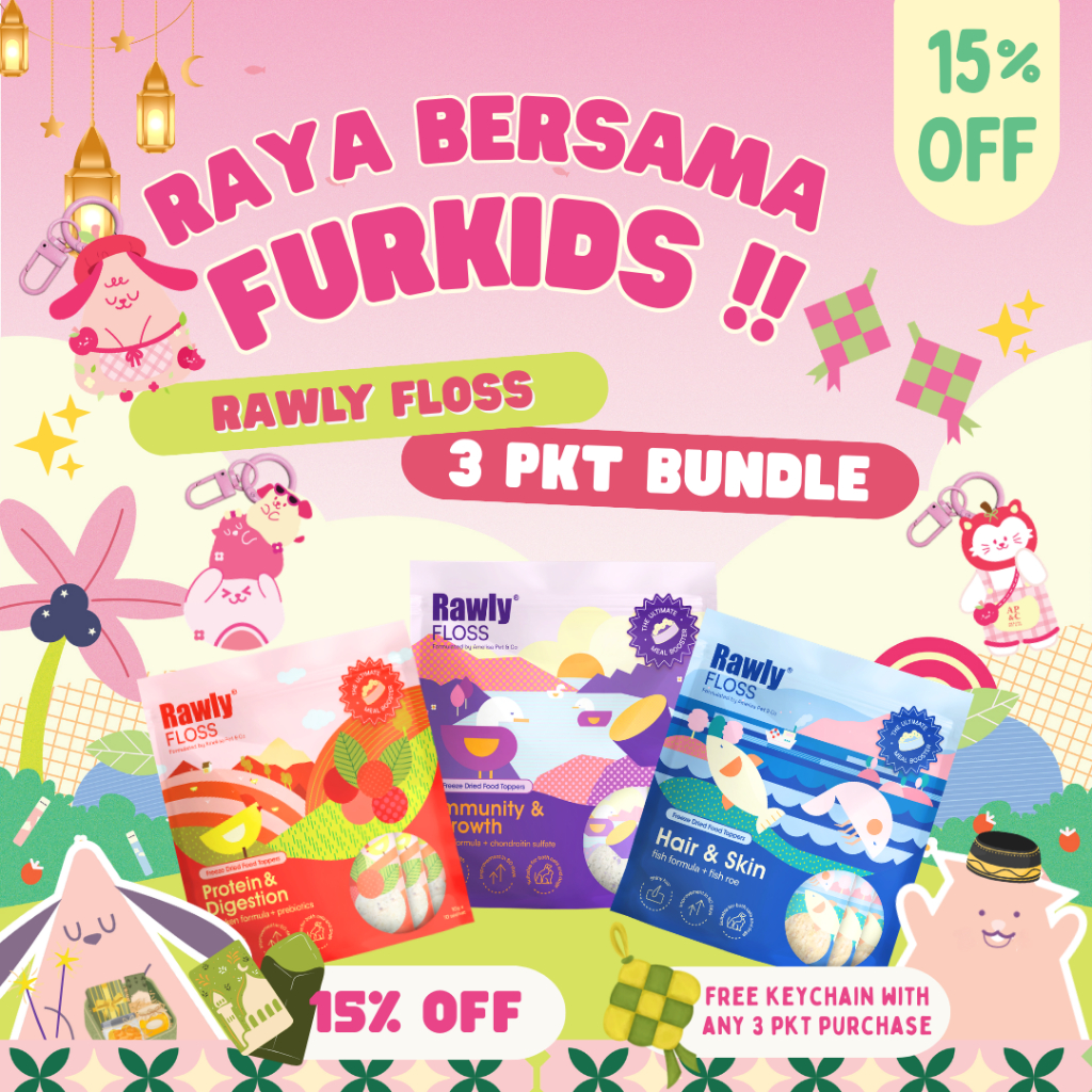 Amelisa Pet & Co. Rawly Floss Functional Food Topper (Packet 10 Sachets ...