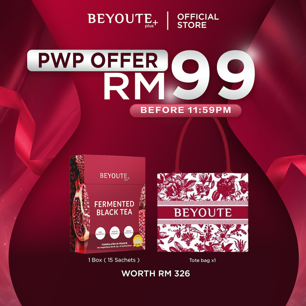 【Beyoute】Beauty Detox Slimming Kombucha Drink (PWP) Carbs Anti Aging ...