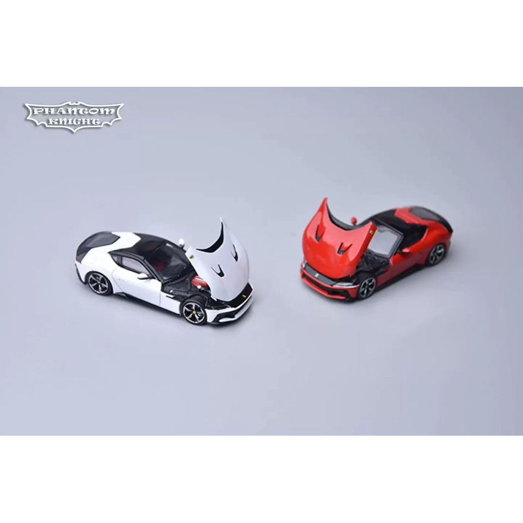 Phantom Knight Ferrari 12 Cilindri Red unsealed (Diecast 1/64) | Shopee ...