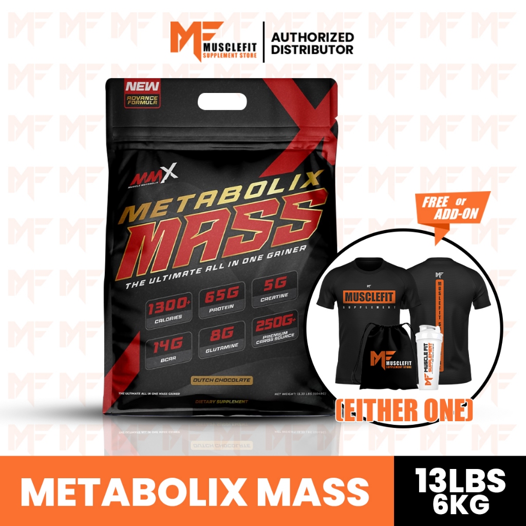 MMX Mass Gainer 13. 3 lbs / 6 kg + Free Gift - Makanan Tambahan ...