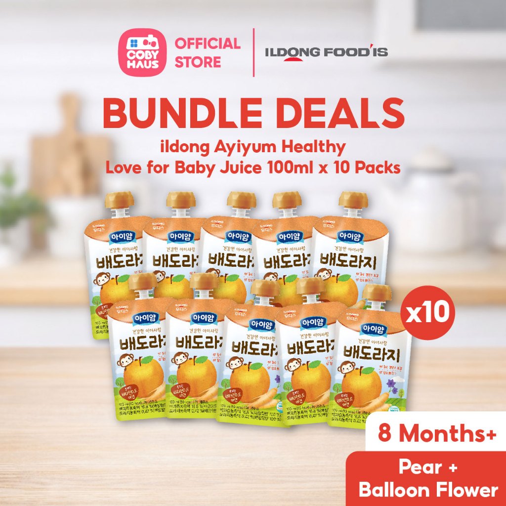 [Bundle] Ildong Ayiyum 8M+ Baby Fruit Juice Healthy Infant Drink ...