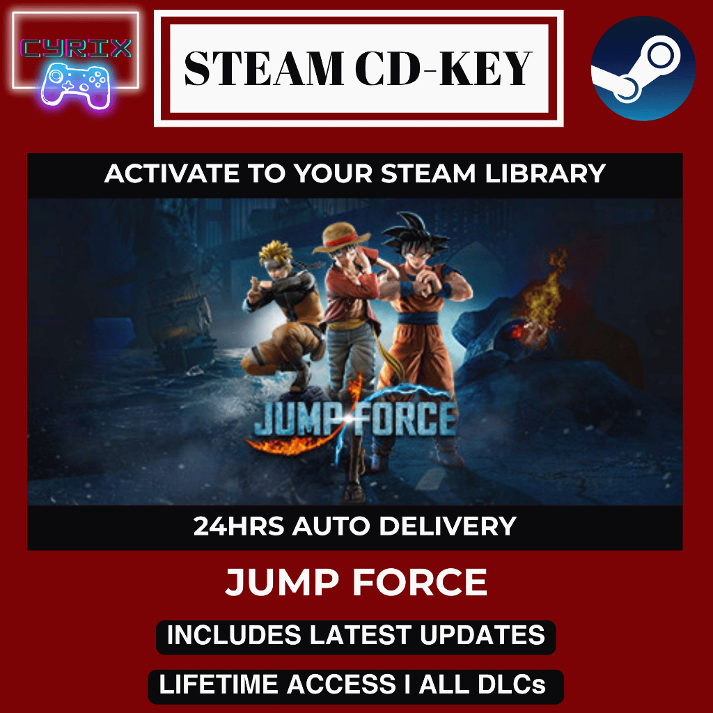 JUMP FORCE (Rare - Delisted game on Steam) [Auto delivery] Steam Global ...