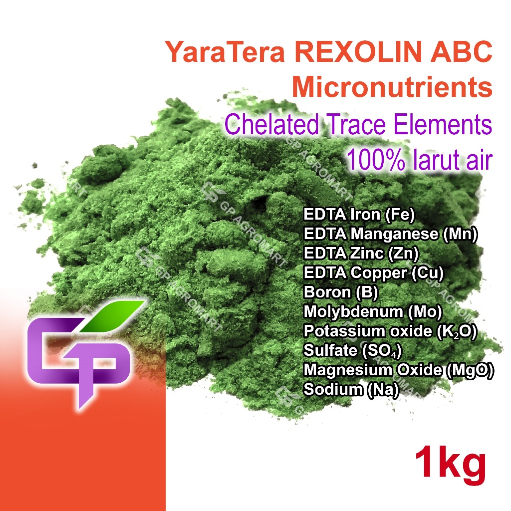 1kg YaraTera REXOLIN ABC Micronutrients EDTA (Chelated Trace Elements ...