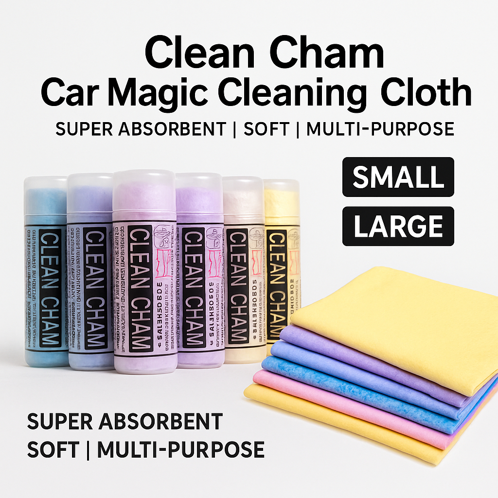 Large Size Clean Cham Car Magic Cleaning Cloth Super Absorbent Chamois ...