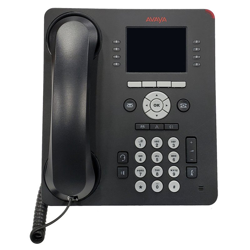 [New] Avaya 9611G IP Phones Dual-port Gigabit Ethernet, shows up to 8 ...