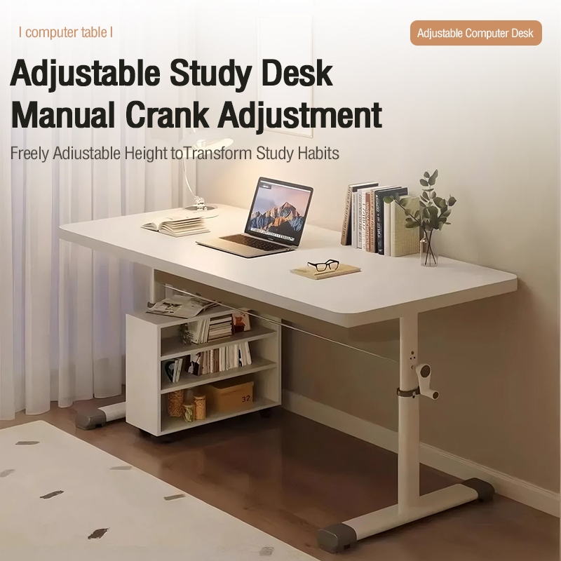 Meja Gaming Table Lifting Table Adjustable Table Spacious Office Desk Study Table Computer Desk ...