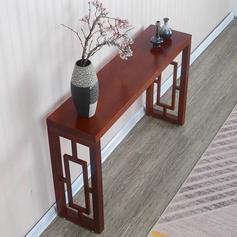 New Chinese Style Solid Wood Entryway Table Hallway Entryway Cabinet ...