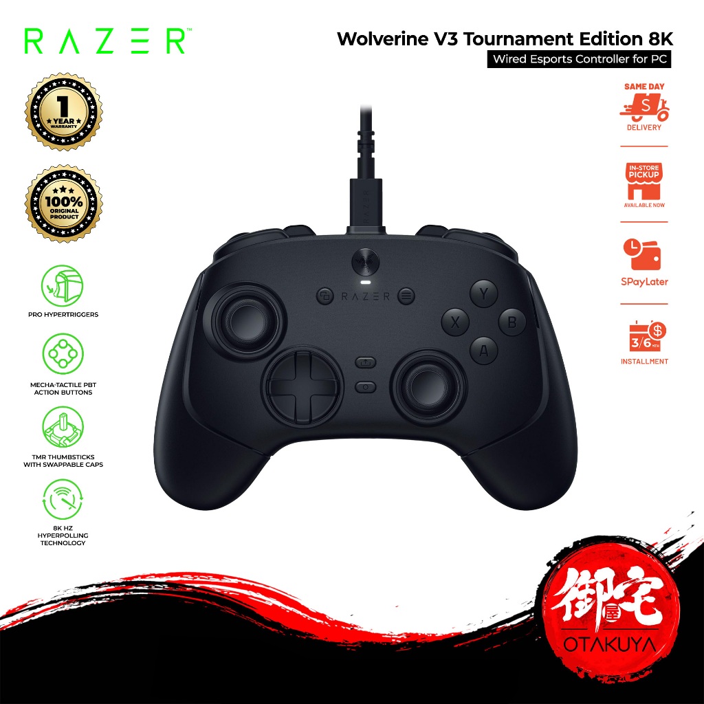 【CNY SALE】Razer Wolverine V3 Tournament Edition 8K Wired Controller ...