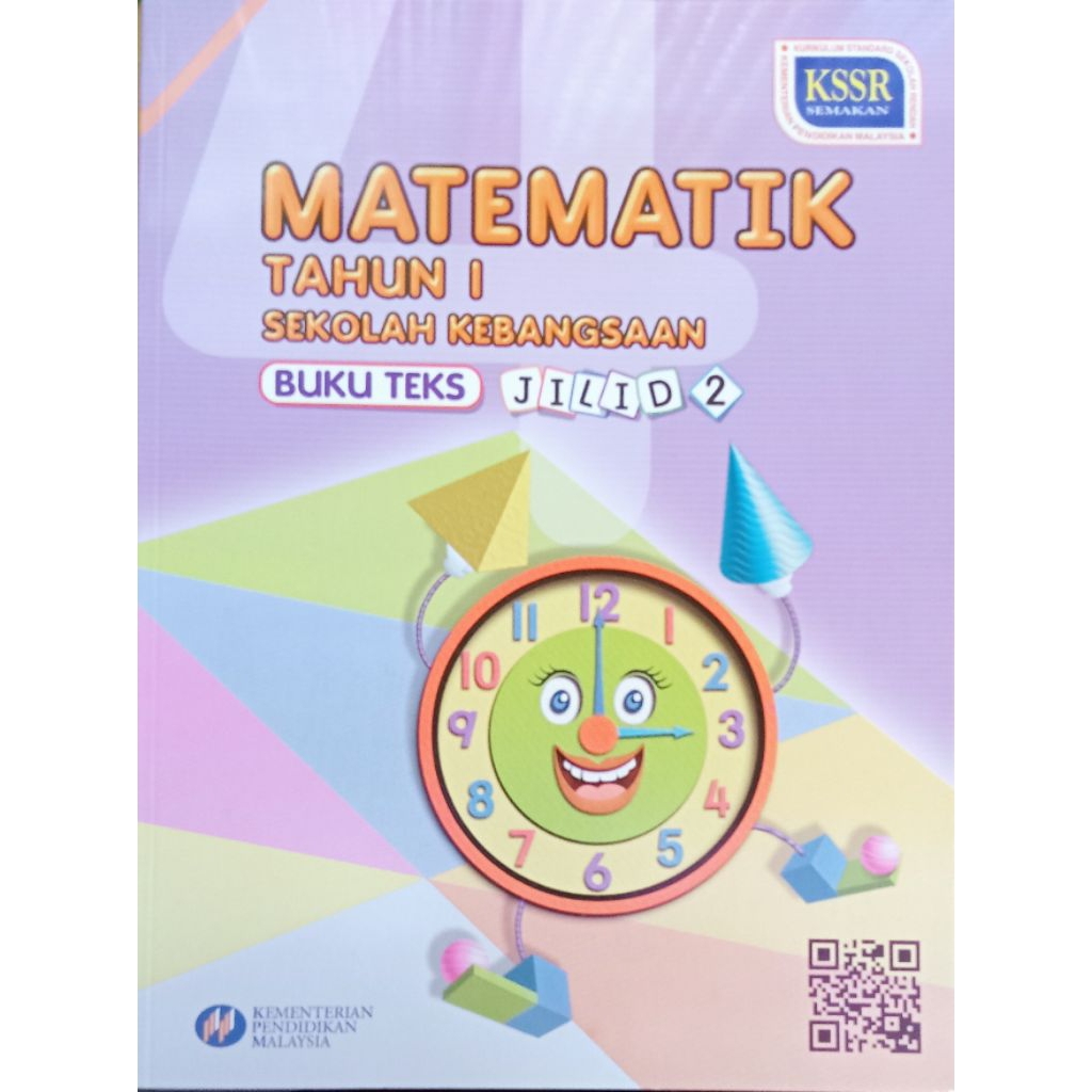 BUKU TEKS MATEMATIK TAHUN 1 JILID 2 KSSR (SK) | Shopee Malaysia