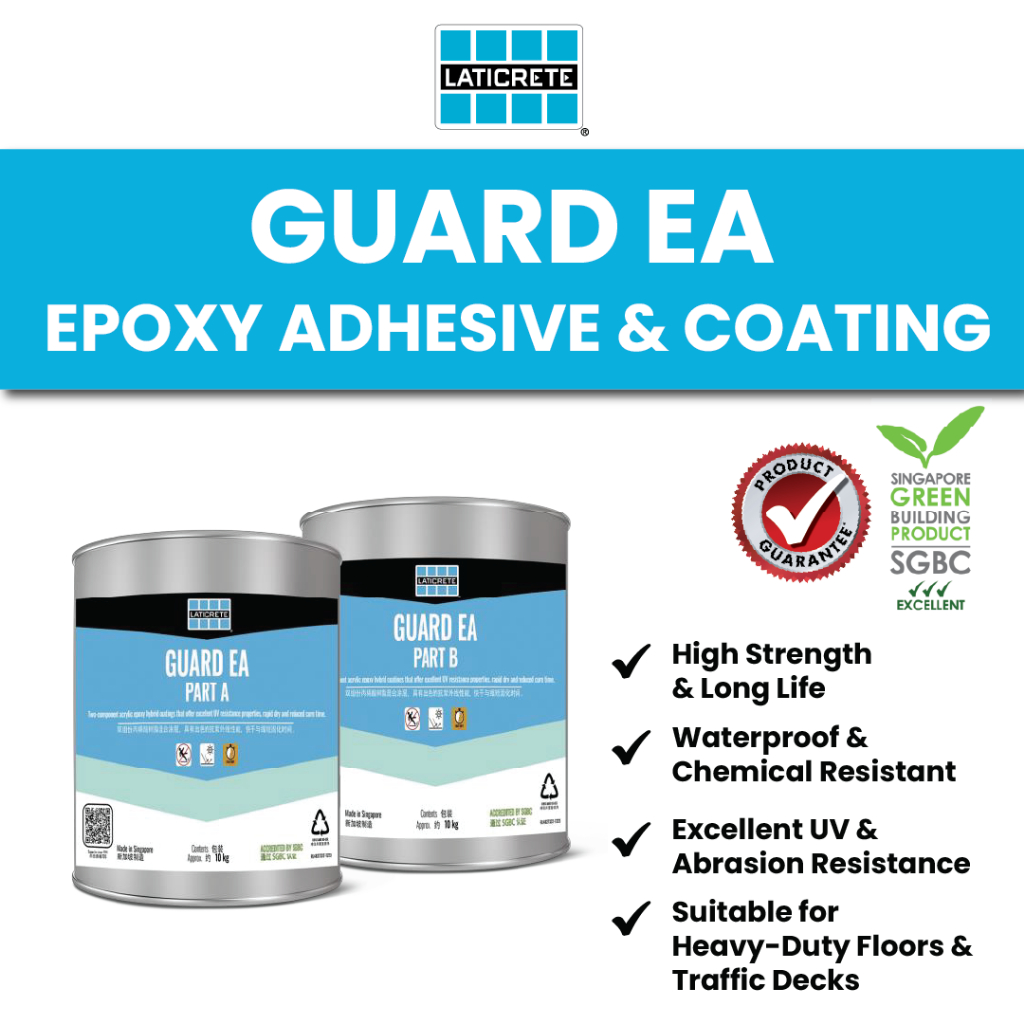 LATICRETE Guard EA | Epoxy Adhesive & Coating | Waterproof & Chemical ...