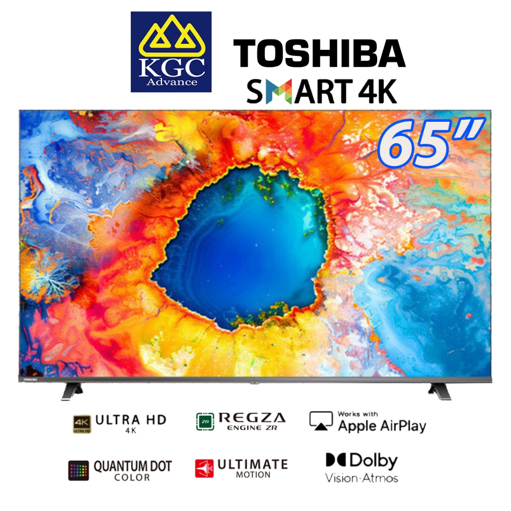 Toshiba 65" 65M450NP 4K UHD DLED Quantum Dot Smart TV Televisyen ...