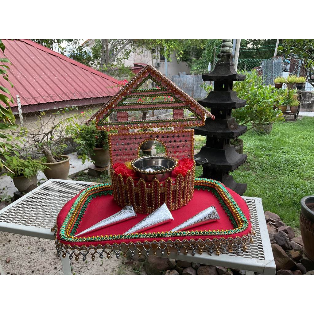 MEHNDI PLATTER ( Mehndi platter/ Sagan tray) | Shopee Malaysia