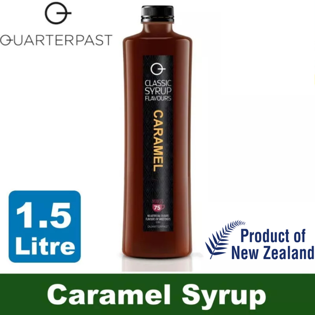 (READY STOCK) Quarterpast Classic Syrup Flavours 1.5L CARAMEL for ...