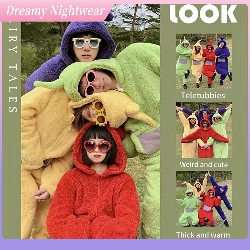 【Ready Stock】Cartoon Teletubbies Costume Onesie Pajamas Kid's Onesie ...