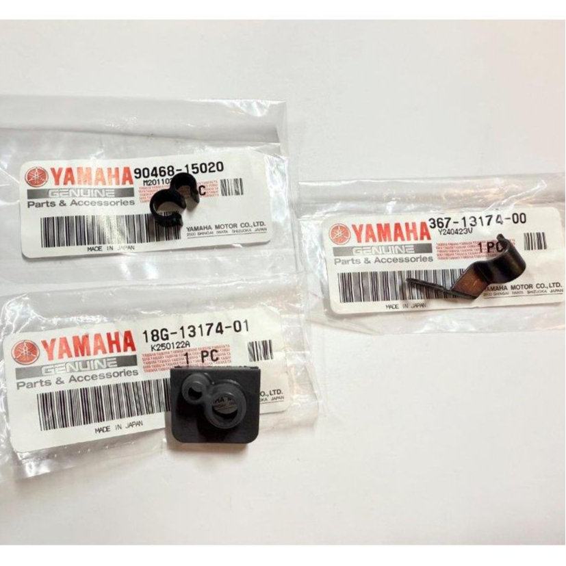 💯 Yamaha RXZ Bracket Besi Hose 2T Clip m Clamp Grommet Holder Oil Pipe ...