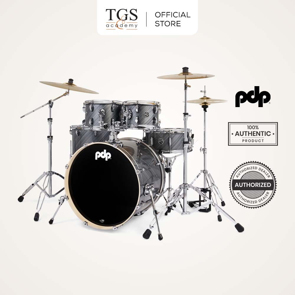 PDP by DW PDMA2215KT Mainstage 5-Piece Complete Drum Kit with Hardware ...