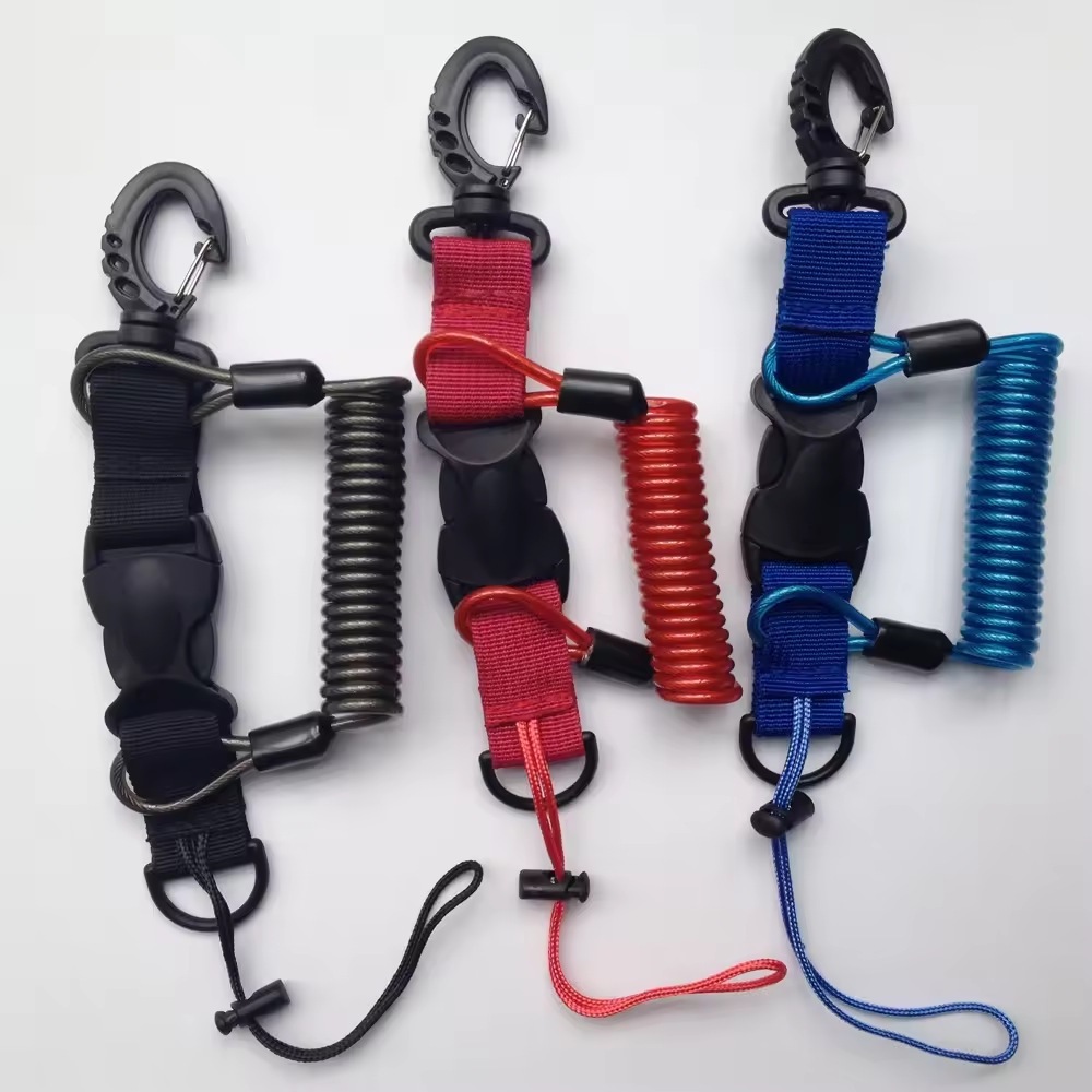 Scuba Diving Camera Anti-Lost Lanyard Strap Loss Proof Spring Coil Rope ...