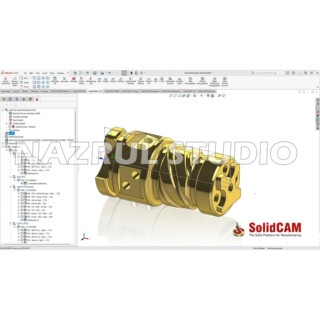SolidCAM 2025 SP2 HF1 / 2024 SP2 / 2023 SP0 / 2021 SP5 (2018-2022) Full ...