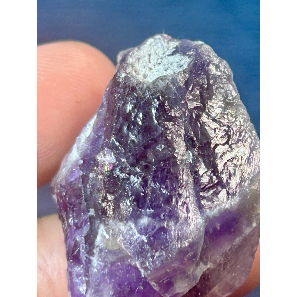 Permata Chevron Amethys Asli besar Untuk Dimaharkan (14.78Gram ...