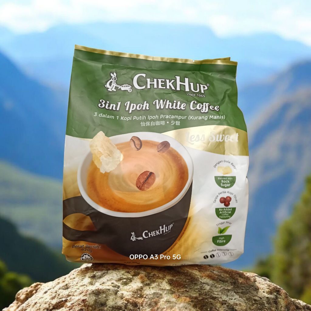 Chek Hup 3IN1 Ipoh White Coffee Less Sweet 12sx35g 420G | Shopee Malaysia