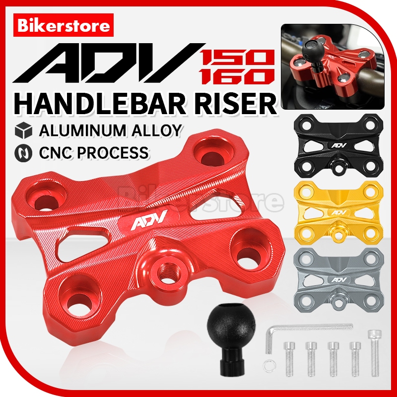 ADV150 ADV160 Handlebar Riser CNC Alloy Handle Bar Riser Clamp With ...