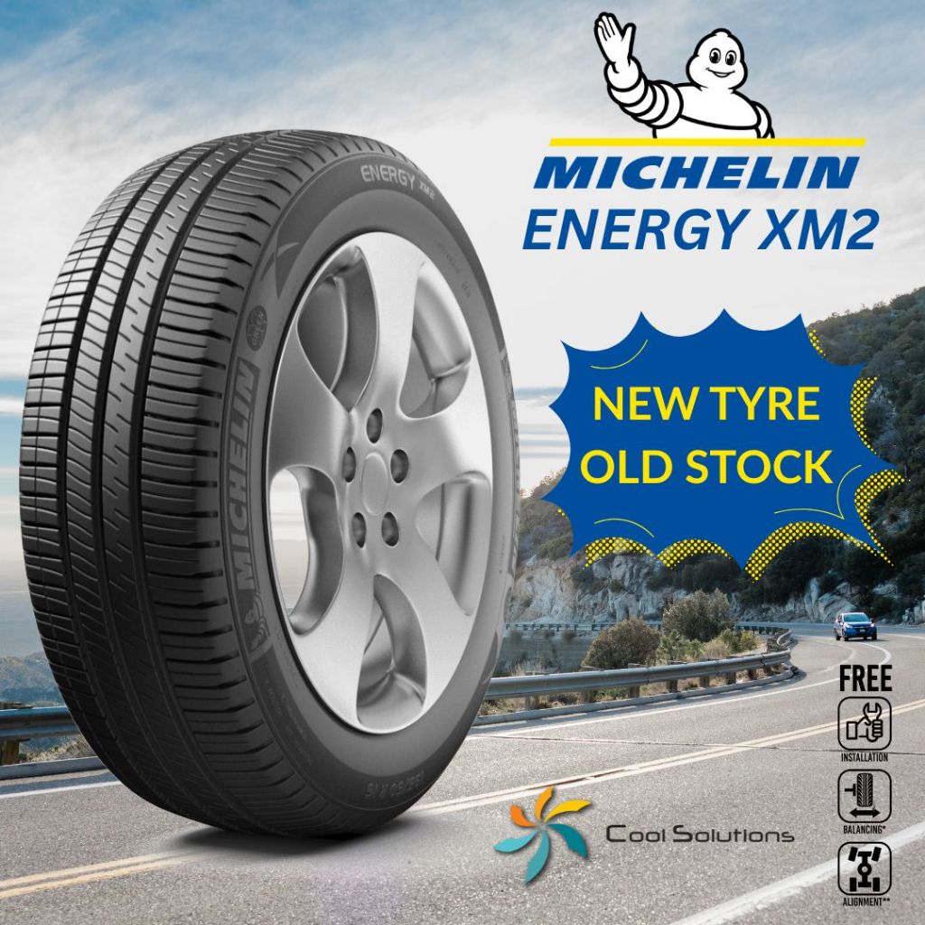 (YEAR 16, 17, 19) MICHELIN ENERGY XM2 185/65 R14; 185/55 R15; 205/55 ...
