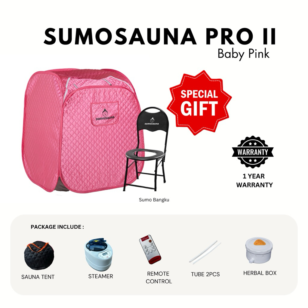 Sumosauna Pro II New Release Special Color 1 year warranty for better ...