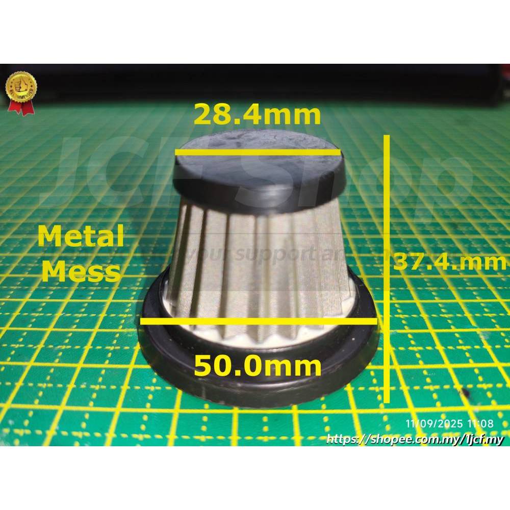 Metal Mess and Paper HEPA Filter Replacement 5 cm x 37 cm x 28 cm ...