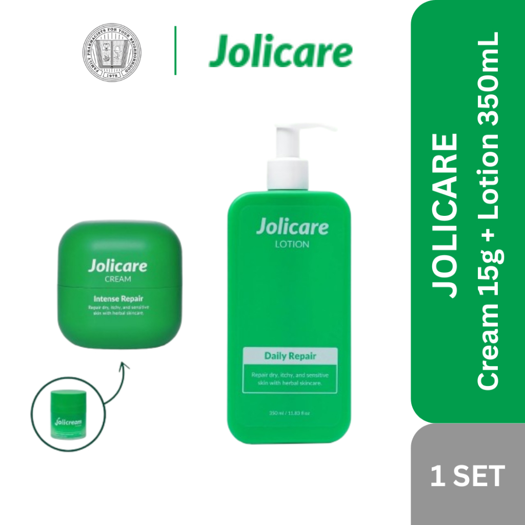 Jolicare Cream 15g + Jolicare Lotion 350ml | Intensif Repair untuk ...