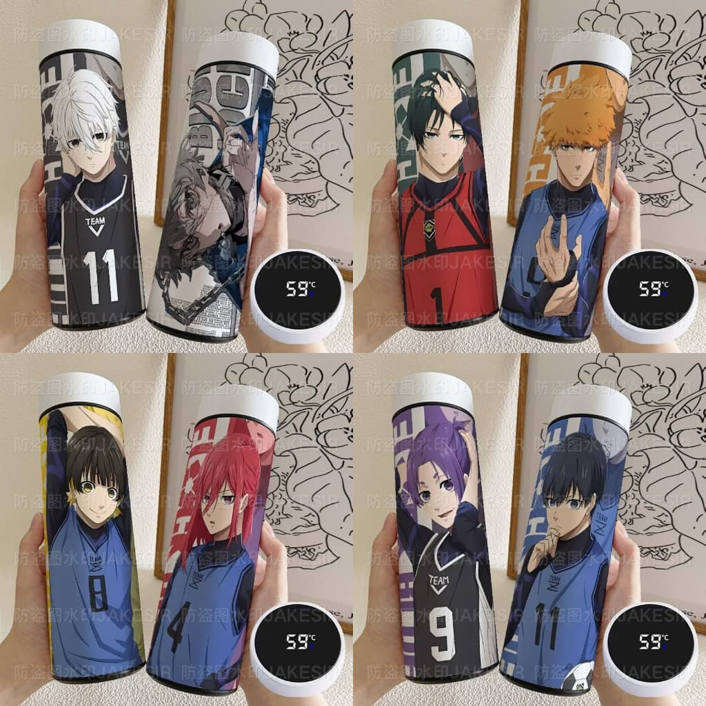 500ml Blue Lock Cawan Termos Anime Botol Air Panas Sejuk Stainless ...