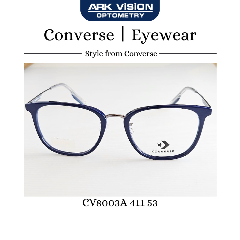 Converse | Eyewear CV8003A 411 53 – Modern Square Full-Rim Frame in ...