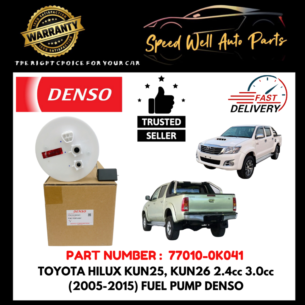 [ DENSO FUEL PUMP ] TOYOTA HILUX KUN25, KUN26 2.4cc 3.0cc FUEL PUMP ...